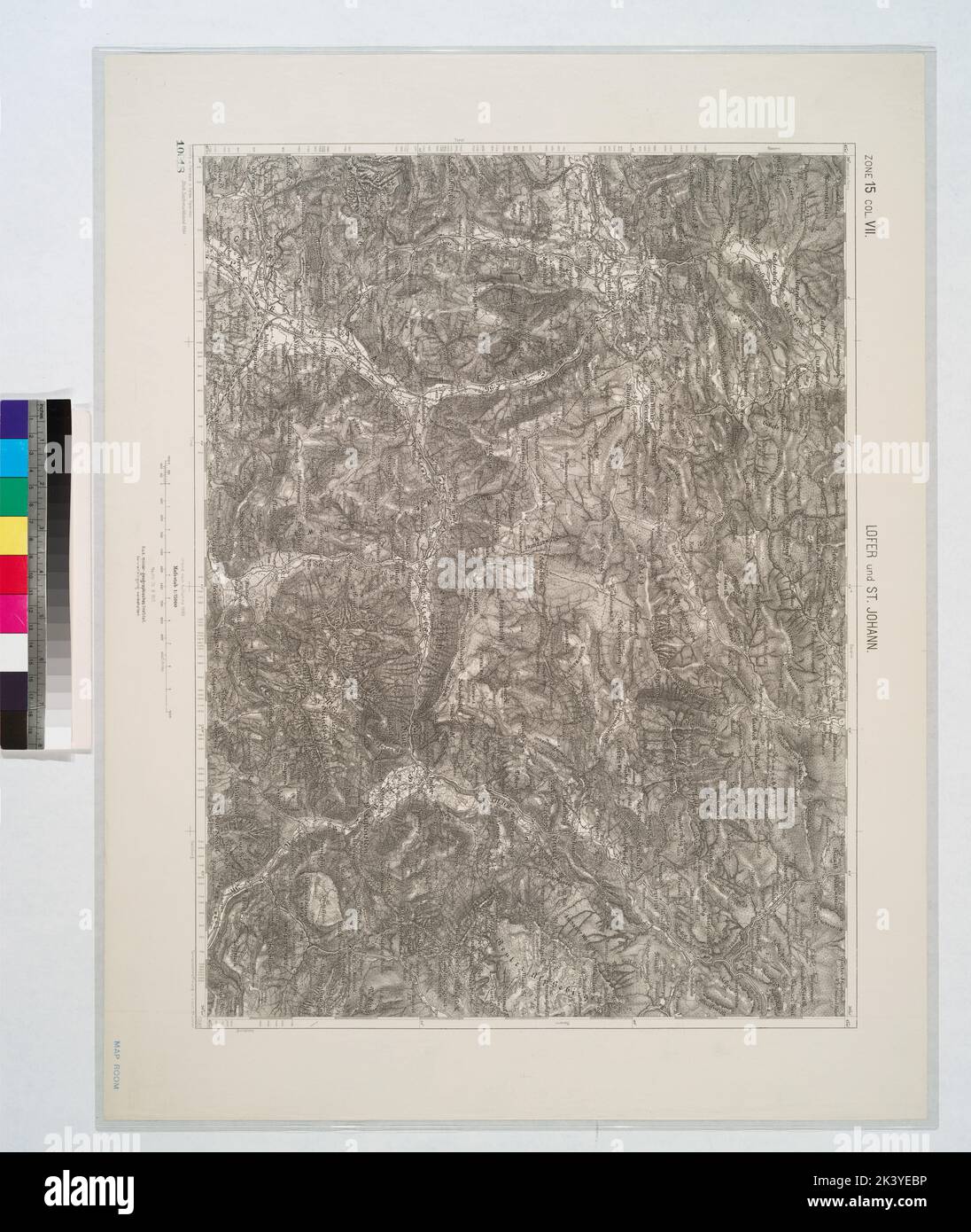 Lofer und St. Johann. Cartographic. Maps, Topographic maps. 1908 ...