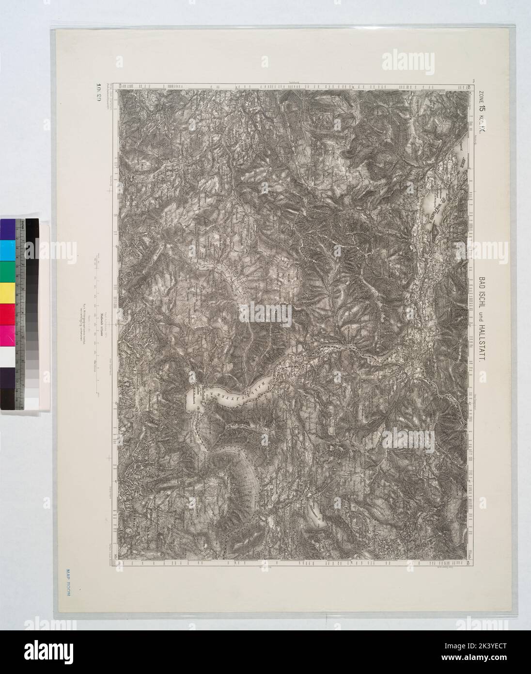 Bad Ischl und Hallstatt. Cartographic. Maps, Topographic maps. 1911 ...