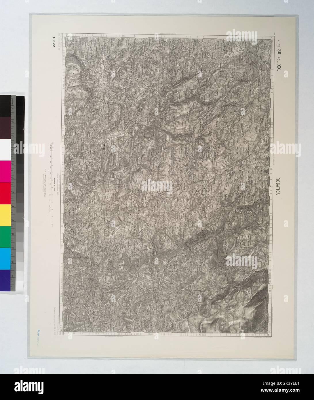 Rogatica. Cartographic. Maps, Topographic maps. 1912. Lionel Pincus and ...