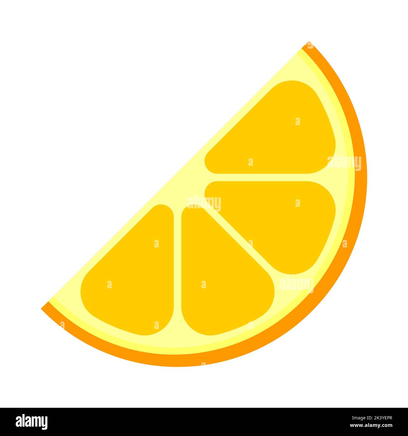 Orange slice Stock Vector Images - Alamy