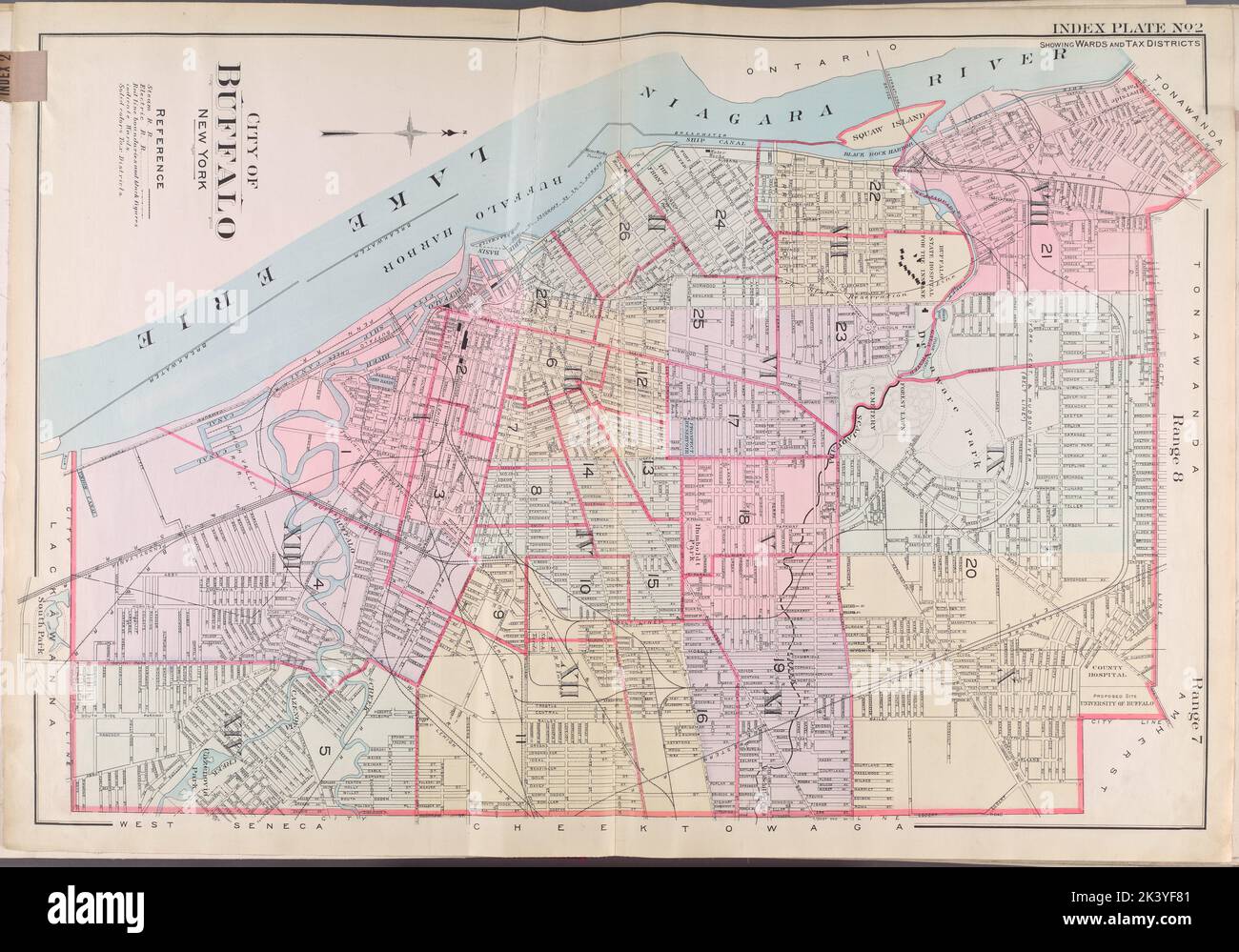 Index Plate No. 2 Cartographic. Atlases, Maps. 1915. Lionel Pincus and ...
