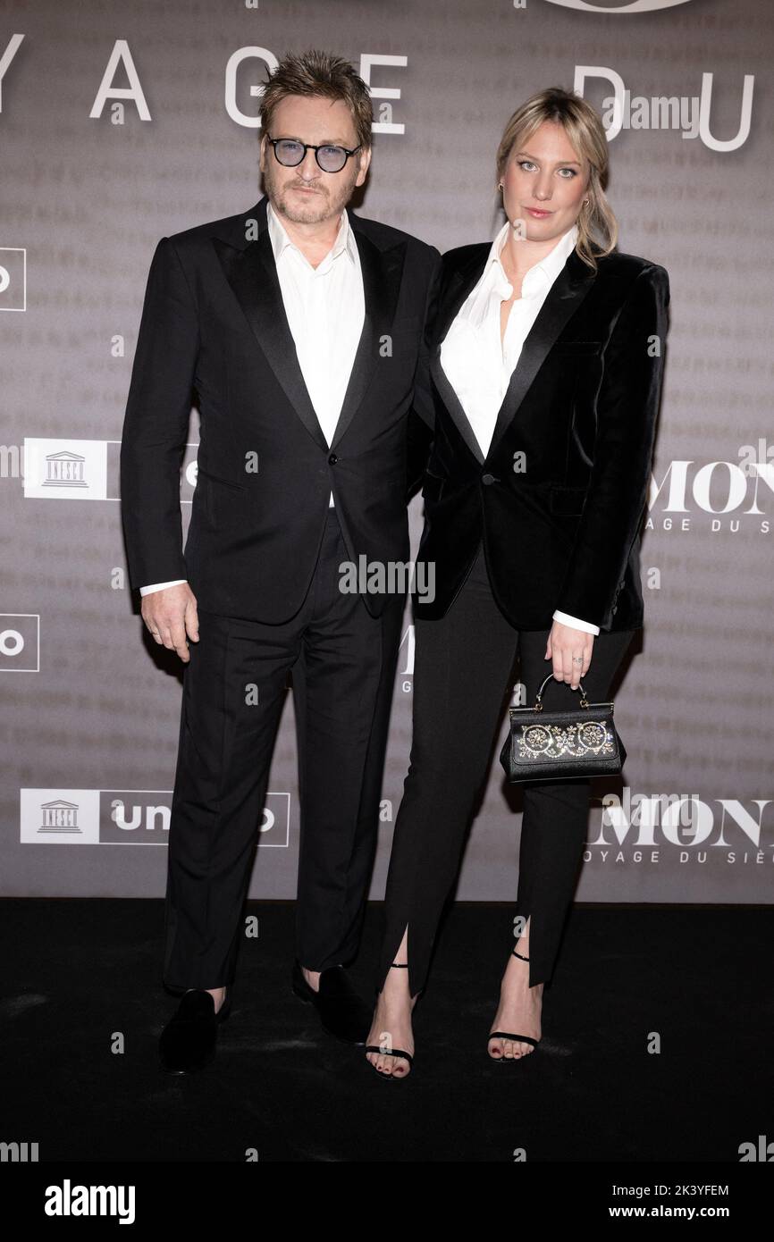 Benoit Magimel and his wife Margot Pelletier attend the Simone, Le ...