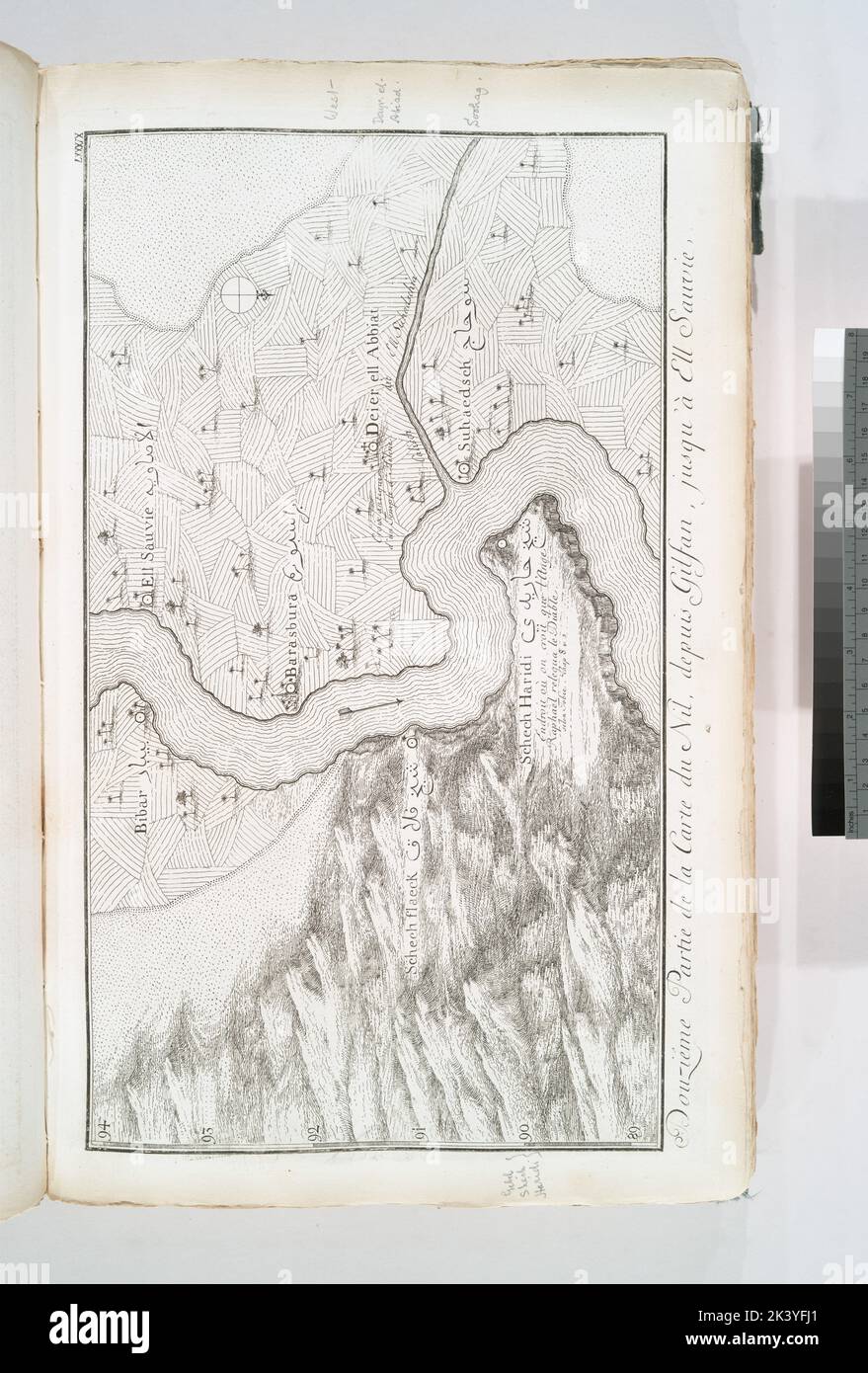 Nile river maps cartography geography nile river hi-res stock ...