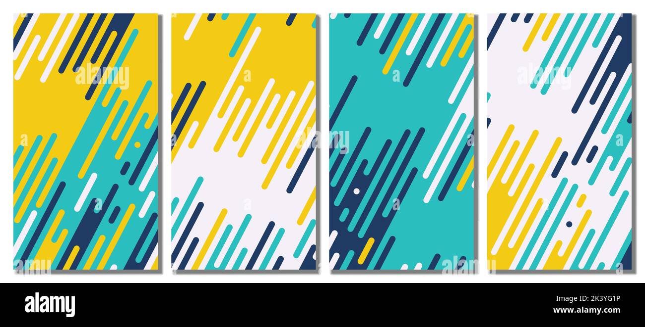Abstract modern template set background. Vector illustration Stock ...