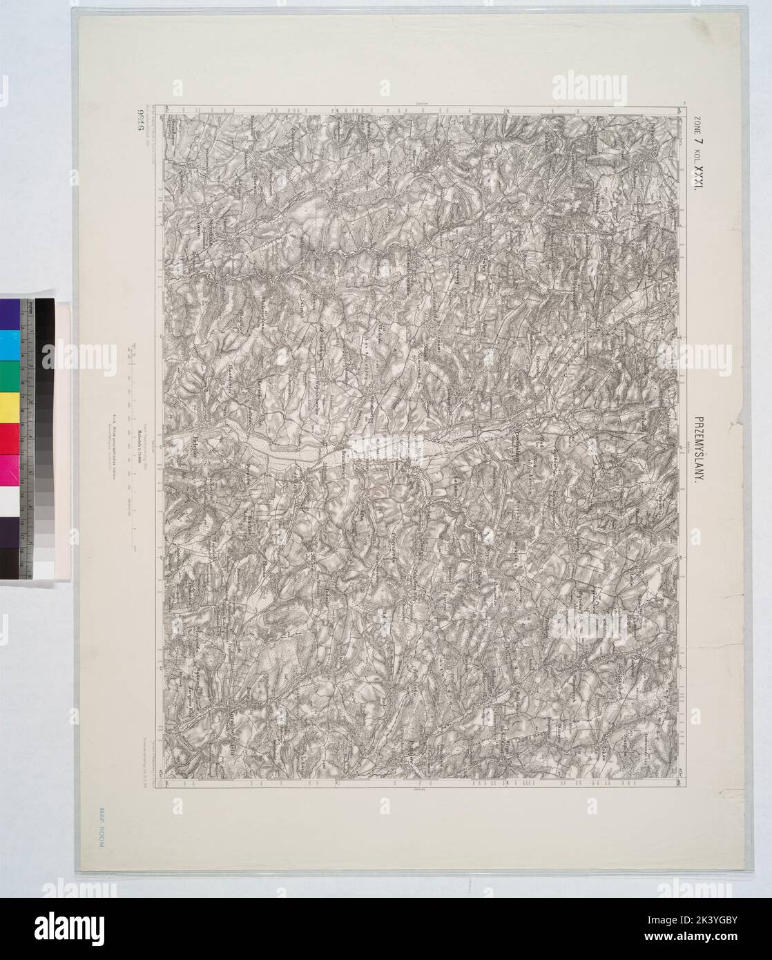 Przemyslany. Cartographic. Maps, Topographic maps. 1911. Lionel Pincus ...