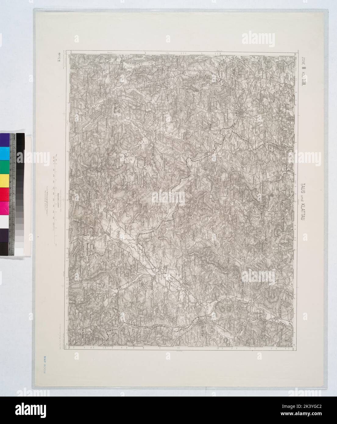 Taus und Klattau. Cartographic. Maps, Topographic maps. 1911. Lionel ...