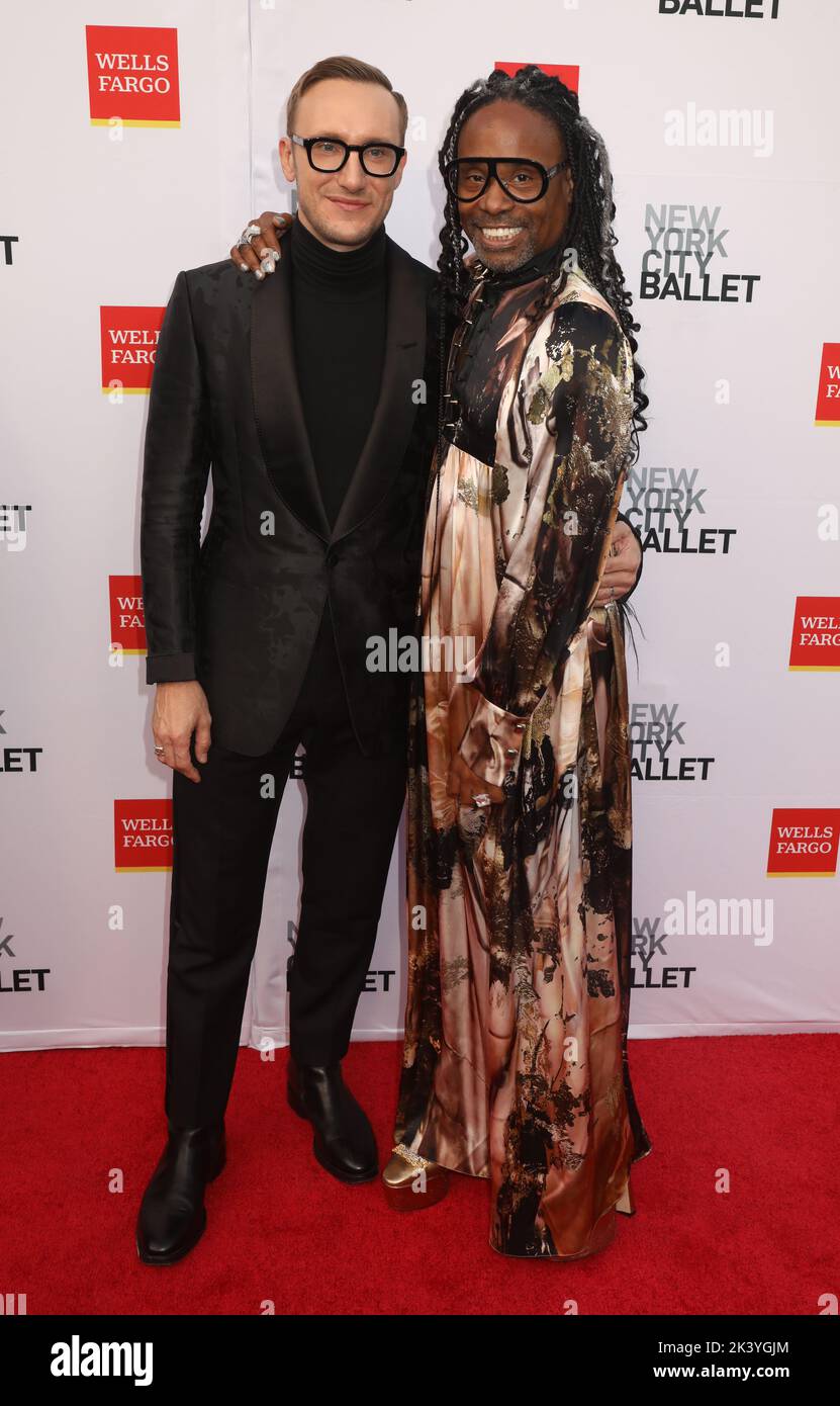 September 28, 2022, New York City, New York, USA: BILLY PORTER and ...