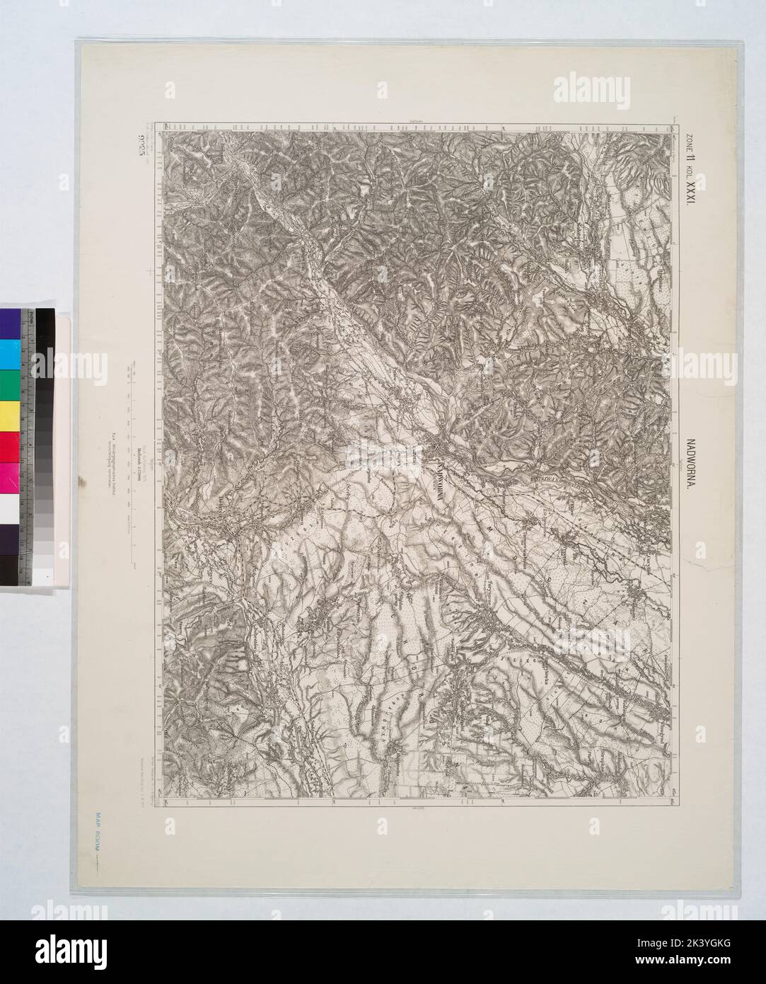 Nadworna (Galizien) Cartographic. Maps, Topographic maps. 1911. Lionel ...