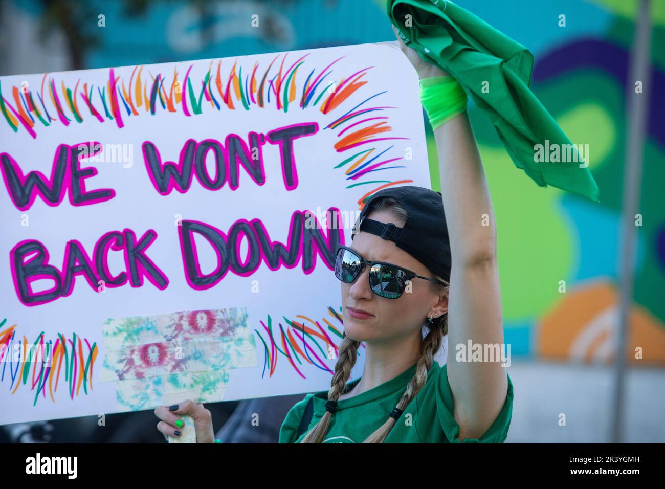 Los Angeles, California, USA. 28th Sep, 2022. Rheagan (cq) Wallace ...
