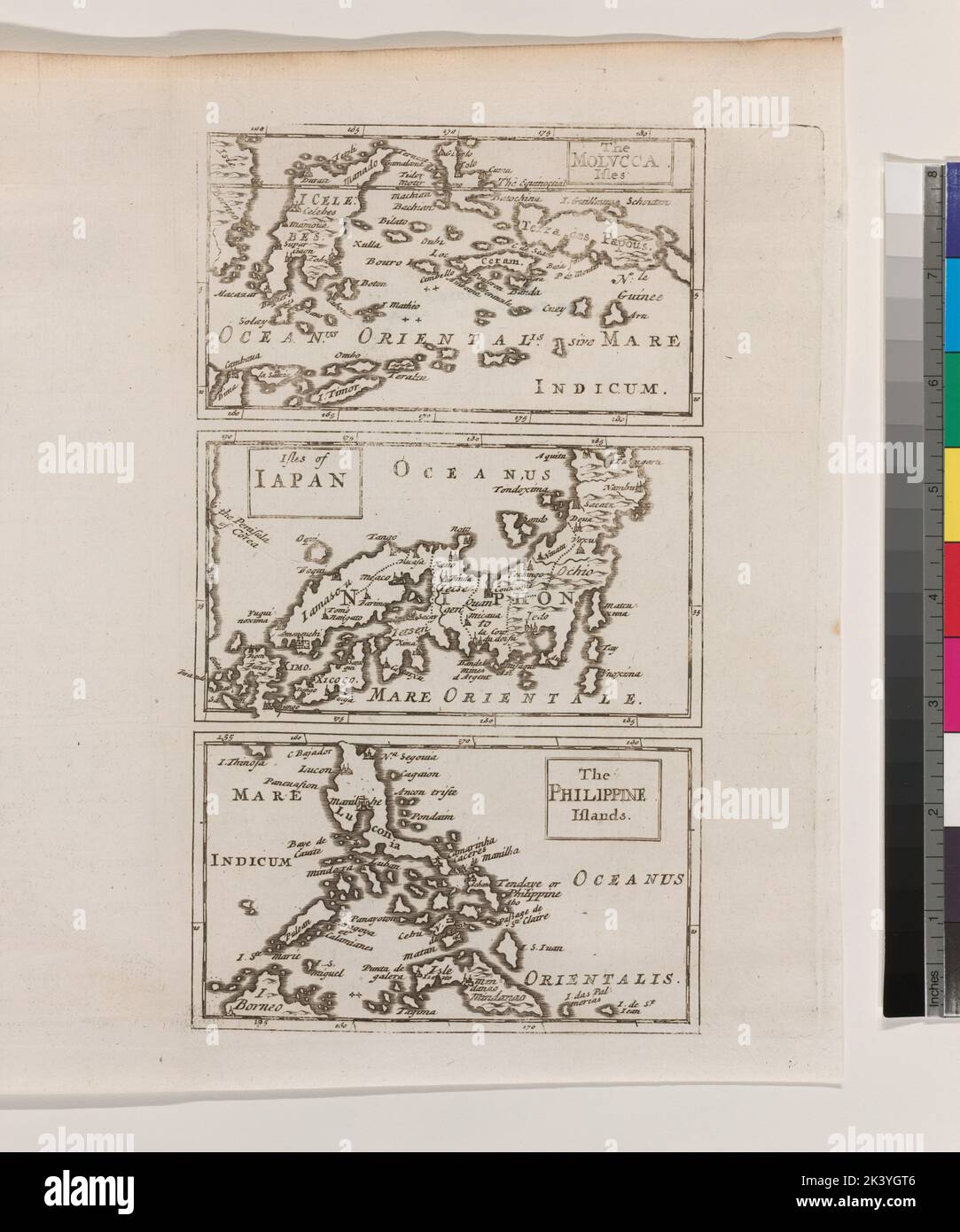 The Molucca Isles ; Isles of Japan ; The Philippine Islands. Flamsteed, John, 1646-1719. Godbid ...