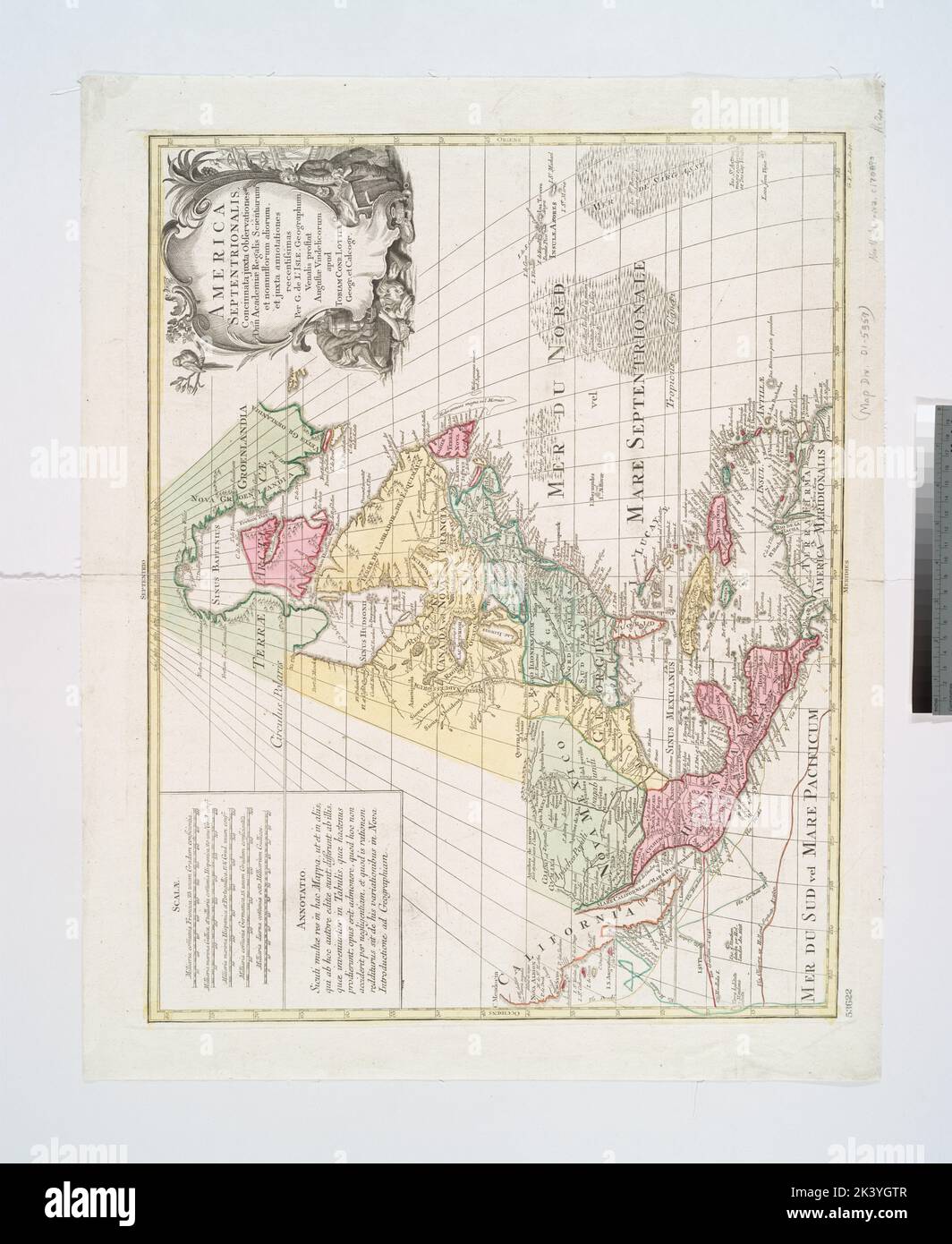 America Septentrionalis concinnata juxta observationes dnn Academiae ...