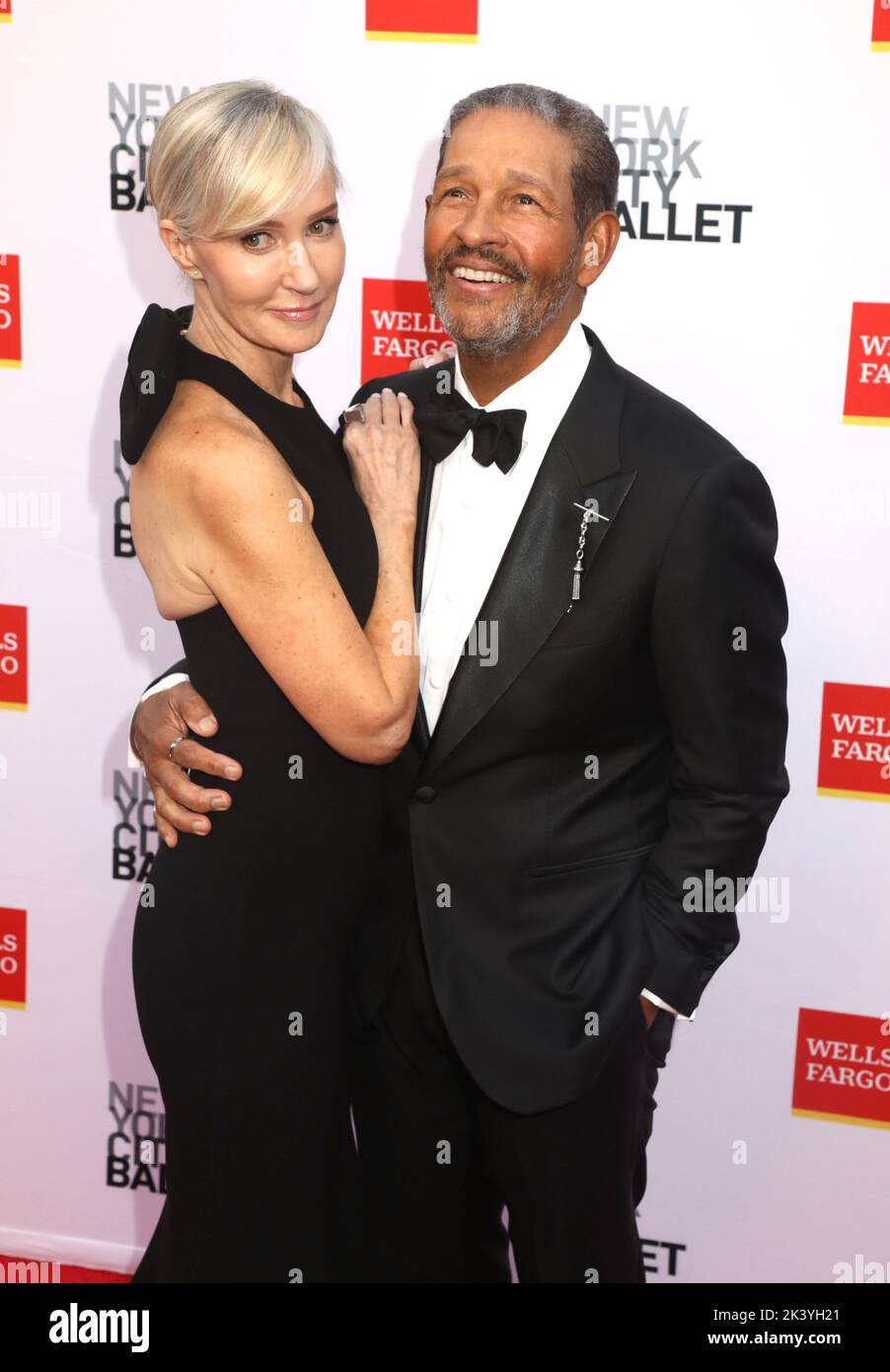 September 28, 2022, New York City, New York, USA: HILARY GUMBEL and ...