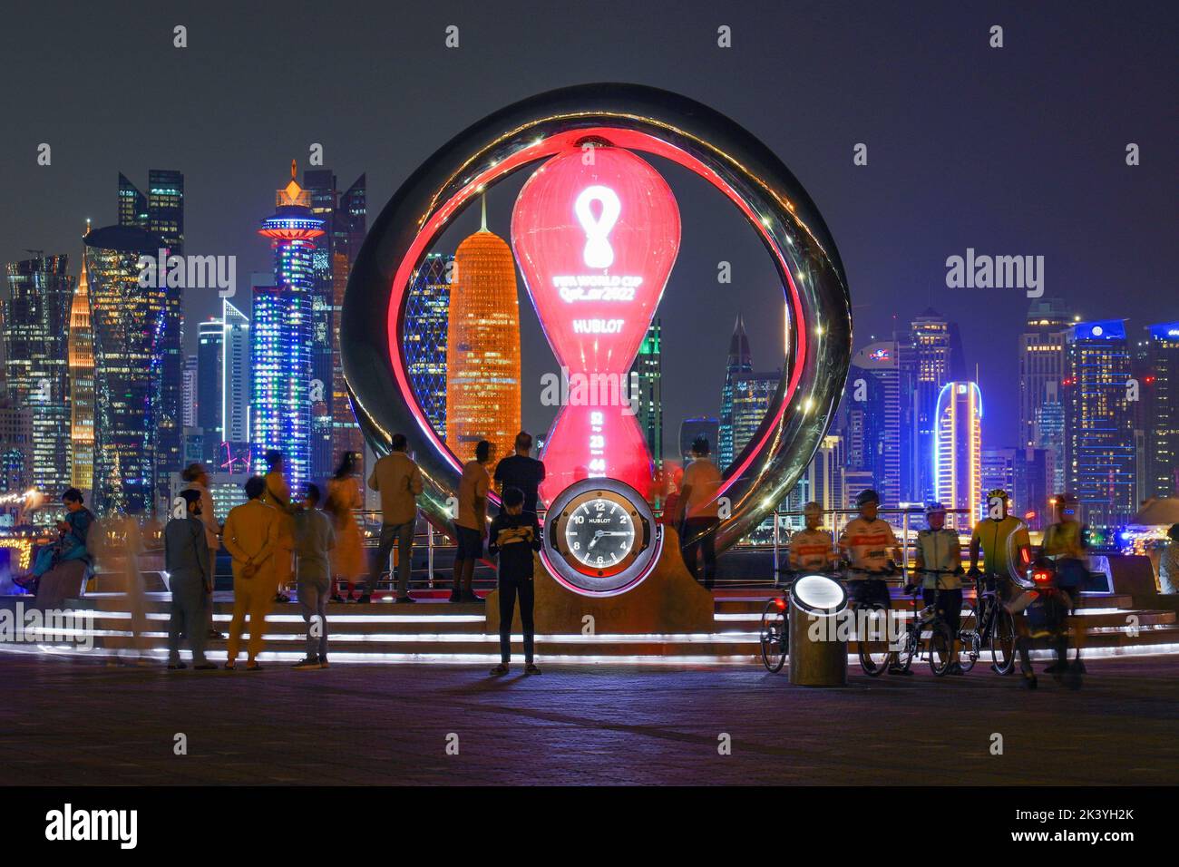 The FIFA World Cup Qatar 202 Official Countdown Clock, powered by ...
