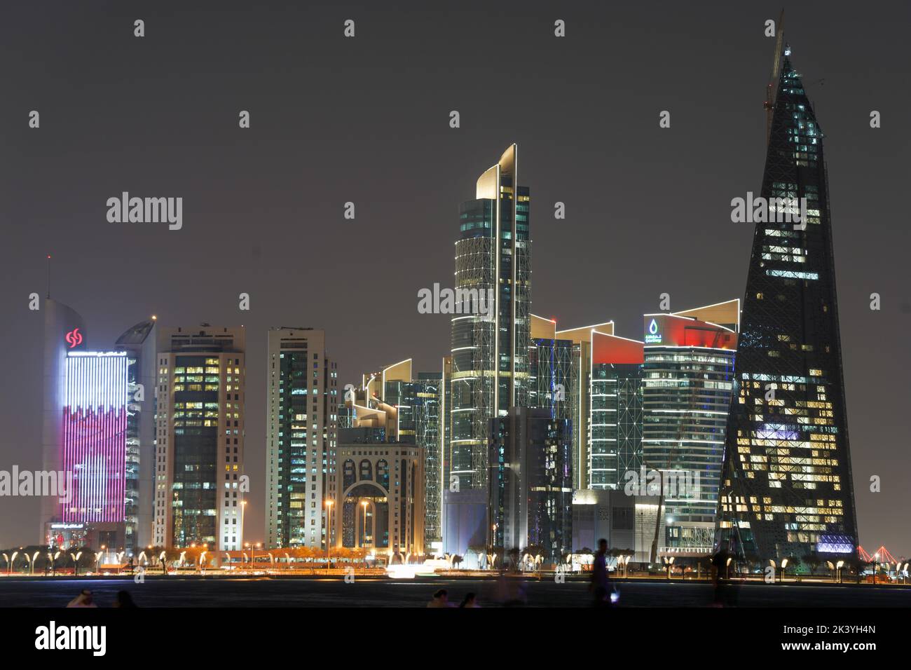 Doha's Skyline ahead of FIFA World Cup Qatar 2022 Stock Photo - Alamy