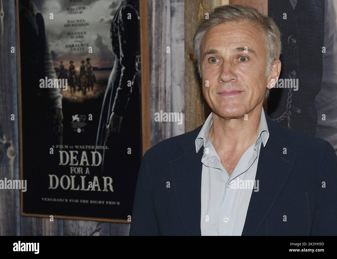Christoph Waltz arrives at the DEAD FOR A DOLLAR Premiere held at the ...