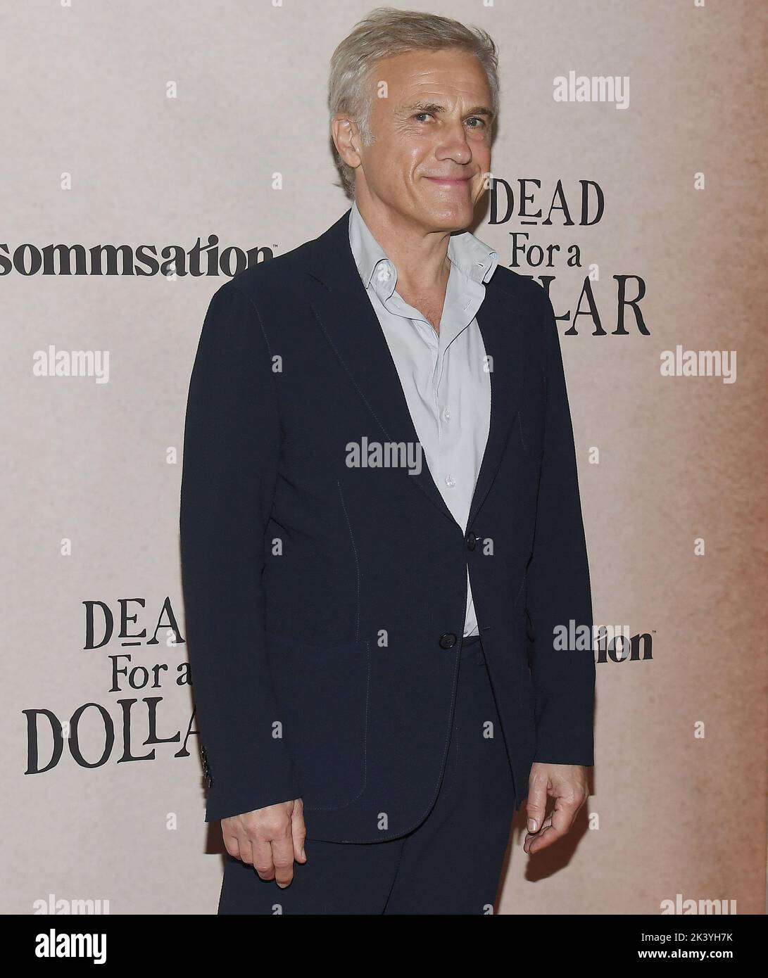 Christoph Waltz arrives at the DEAD FOR A DOLLAR Premiere held at the ...