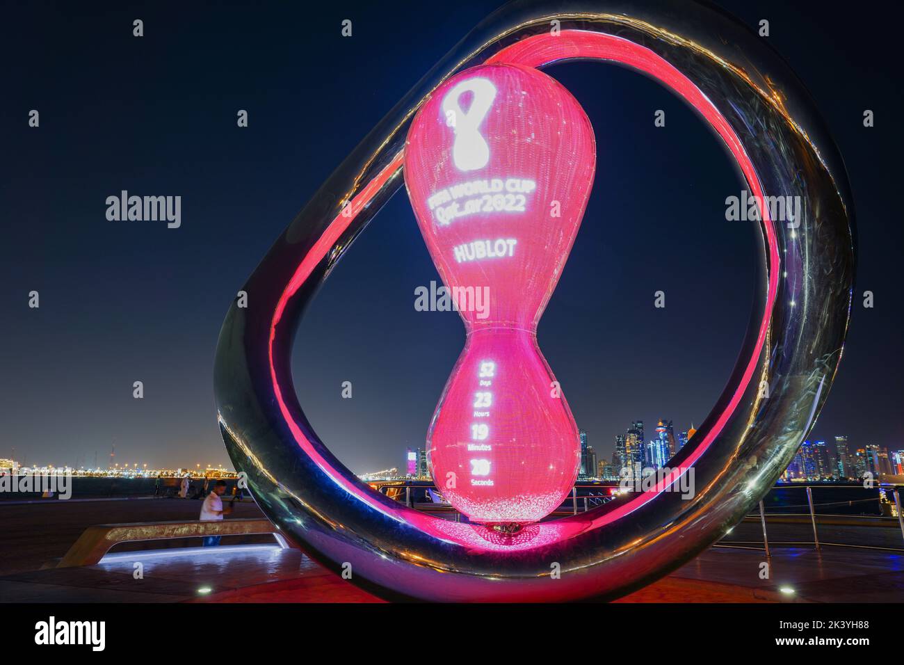 The FIFA World Cup Qatar 202 Official Countdown Clock, powered by ...