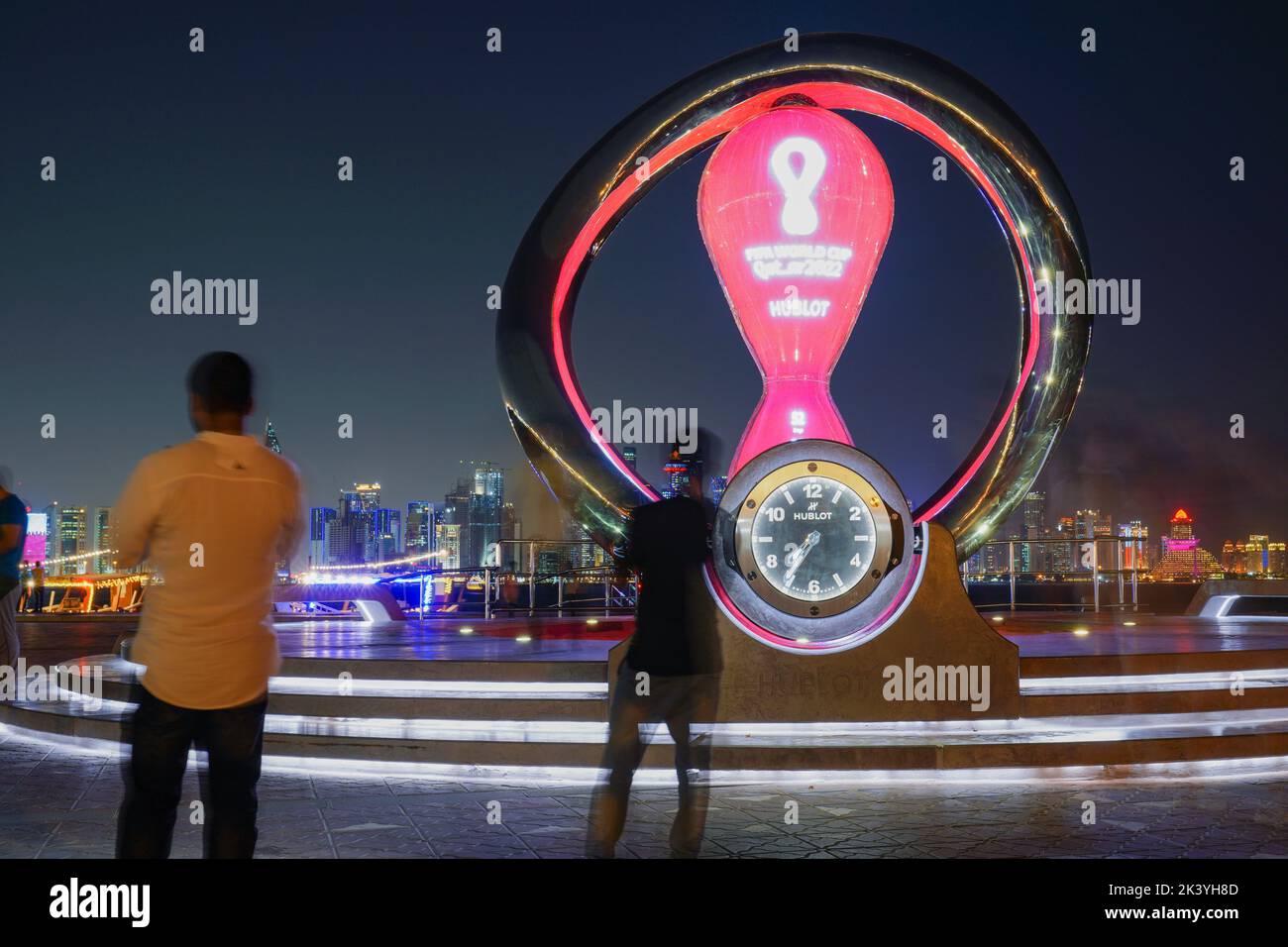 The FIFA World Cup Qatar 202 Official Countdown Clock, powered by ...