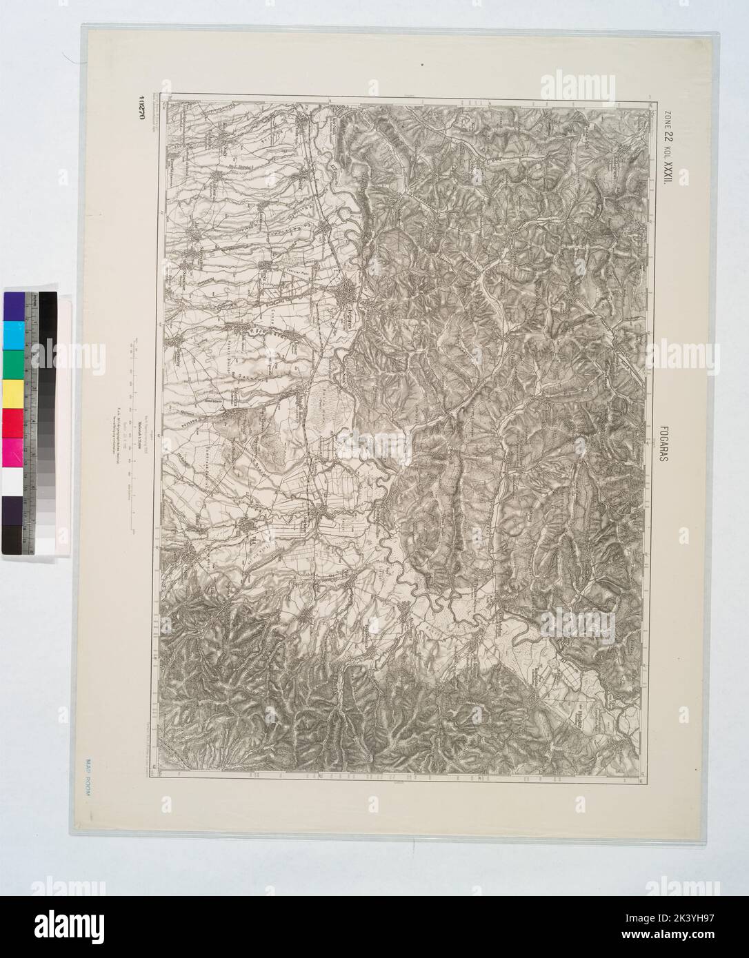 Fogaras. Cartographic. Maps, Topographic maps. 1912. Lionel Pincus and ...