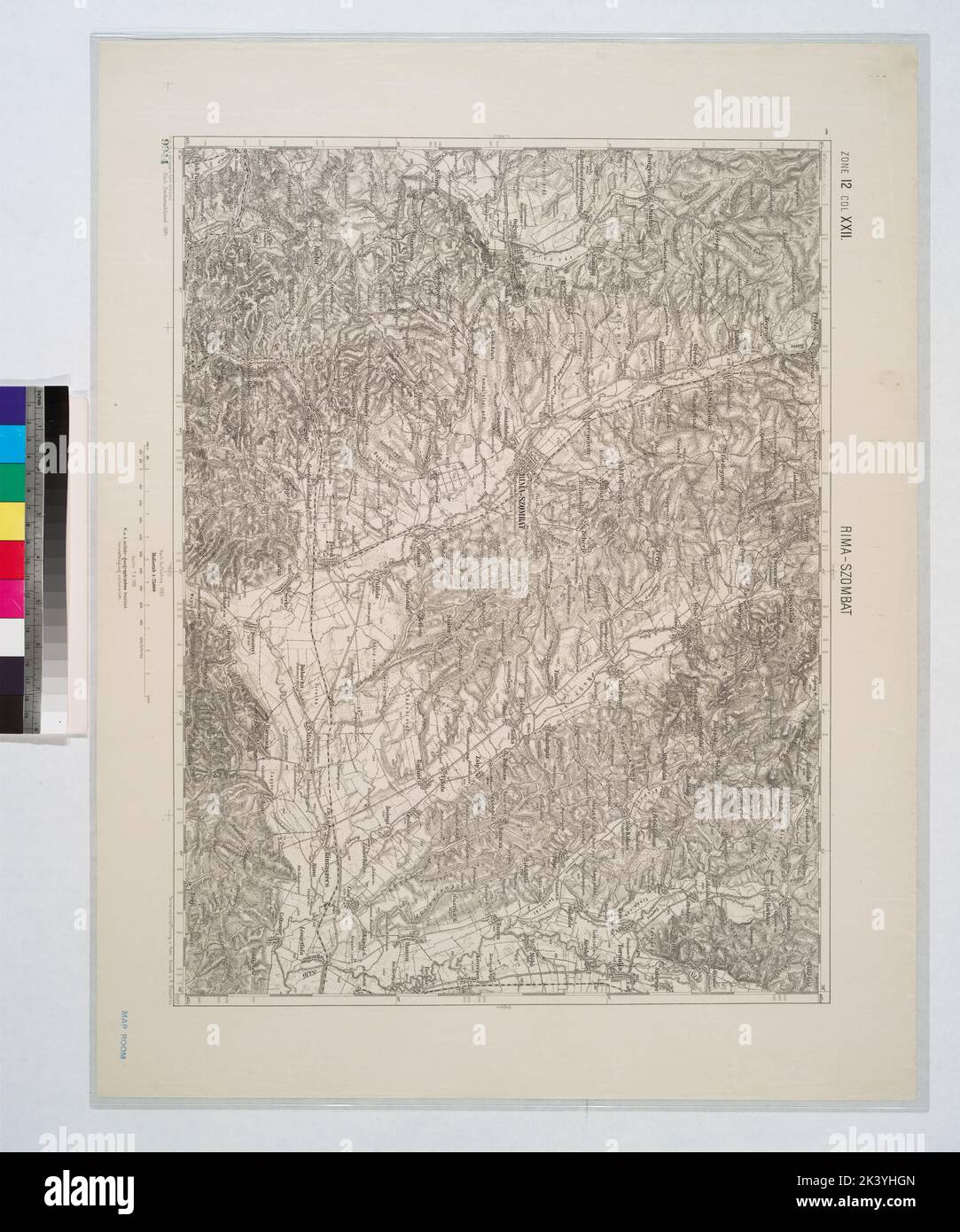 Rima-Szombat (Ungran). Cartographic. Maps, Topographic maps. 1894 ...