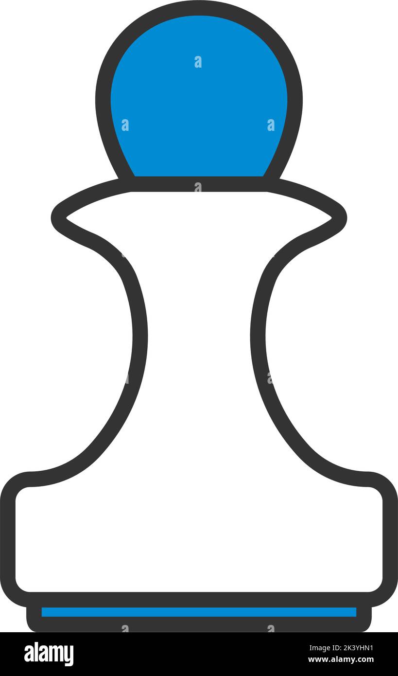 Stamp Icon. Editable Bold Outline With Color Fill Design. Vector ...