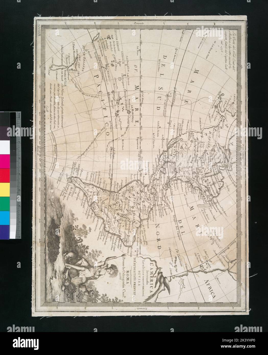 L'America secondo leultime osservazioni divisa né suoistati principali ...