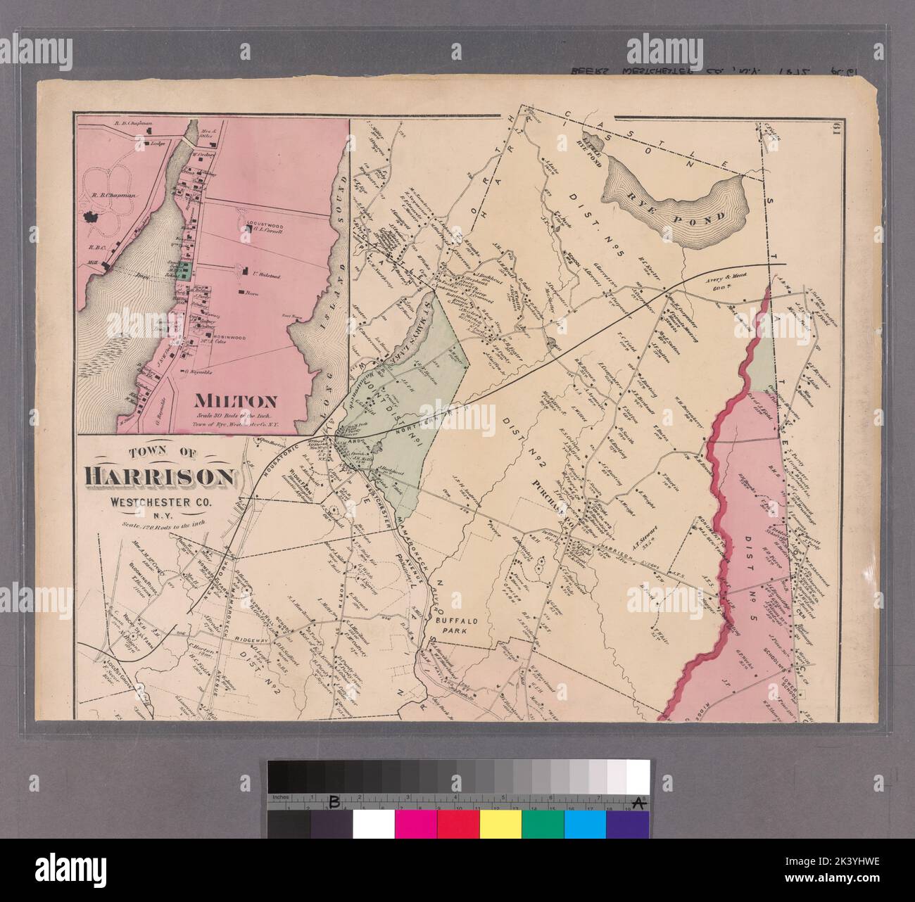 Plates 61 & 62: Town of Harrison, Westchester Co. N.Y. - Town of Rye ...
