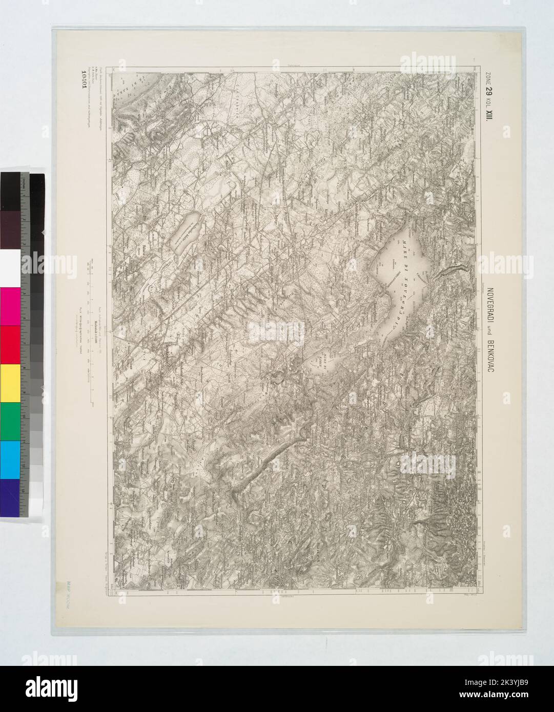 Novegradi und Benkovac. Cartographic. Maps, Topographic maps. 1911 ...