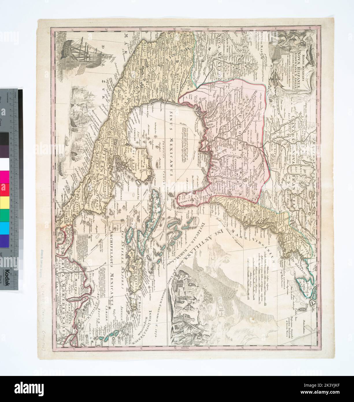 Regni Mexicani seu Novae Hispaniae, Ludovicianae, N. Angliae, Carolinae ...