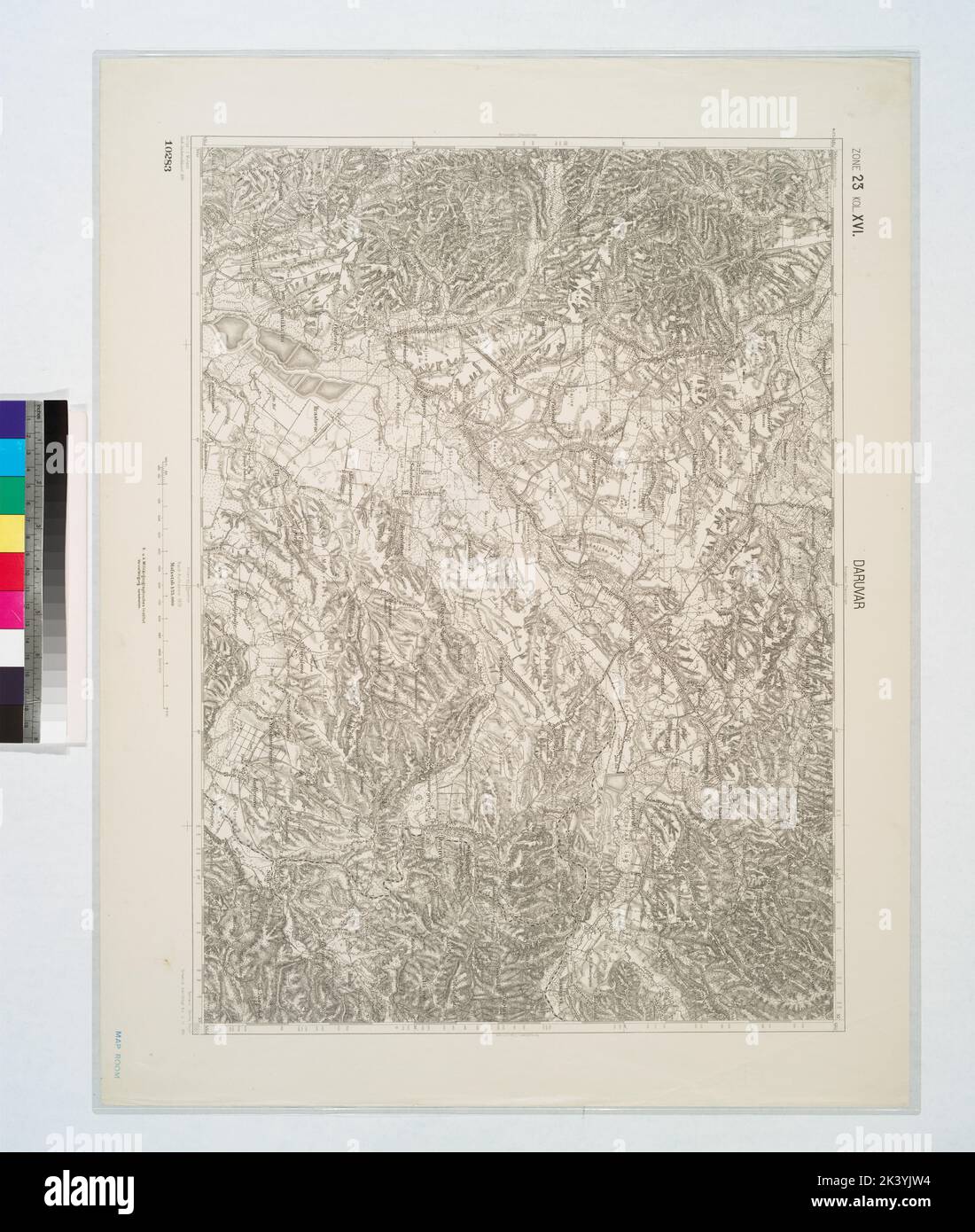 Daruvar. Cartographic. Maps, Topographic maps. 1894. Lionel Pincus and ...