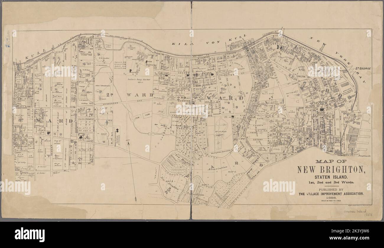 Map of wards island hi-res stock photography and images - Alamy