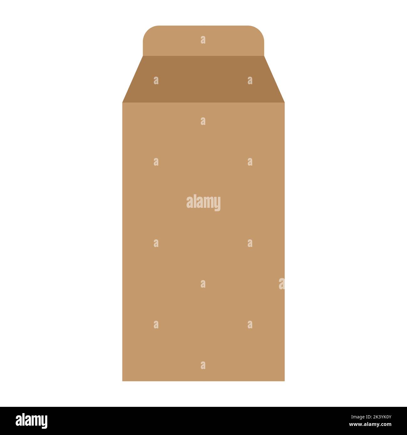 Paper brown bag. Vector illustration. Eco-packaging Stock Vector Image ...