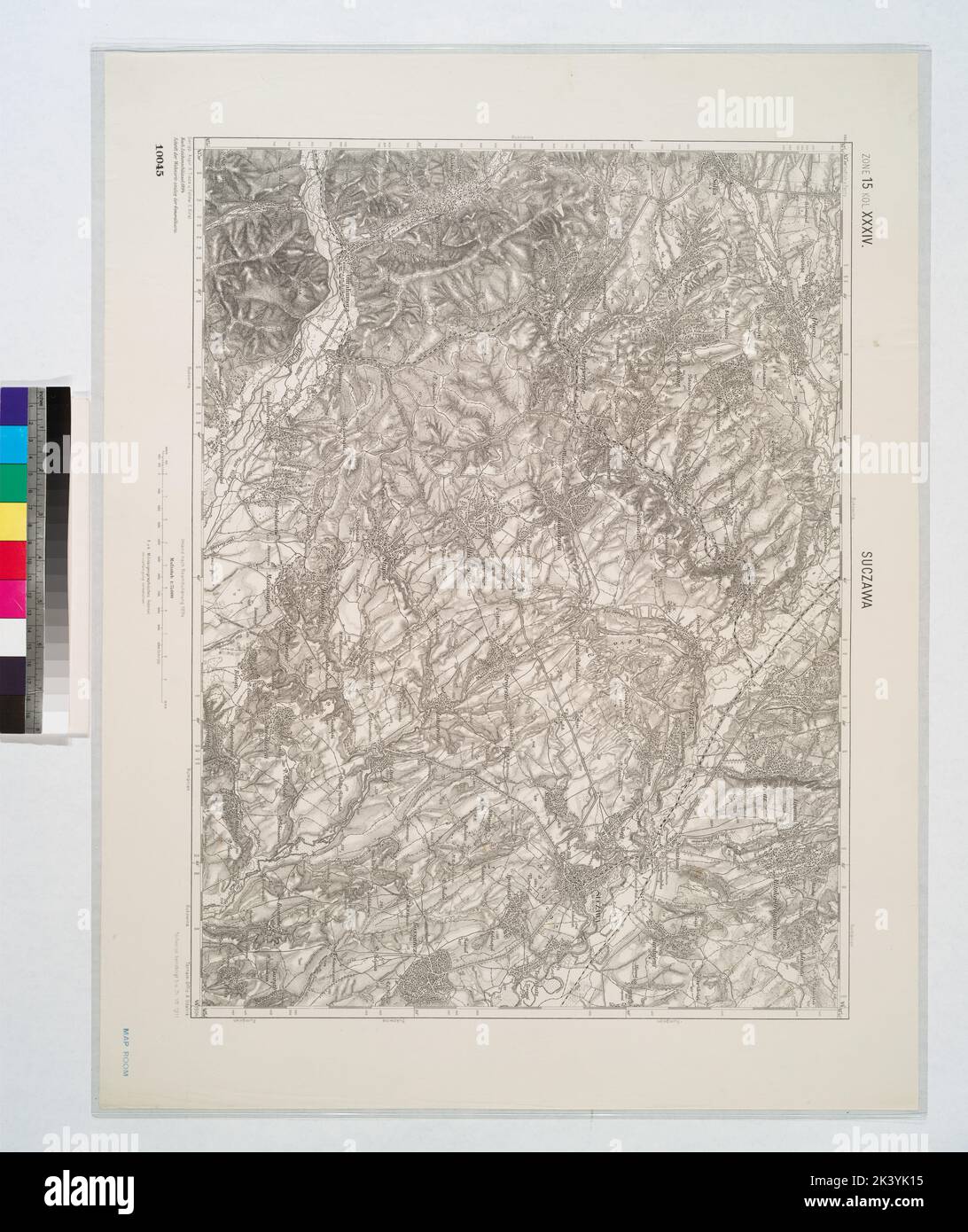 Suczawa. Cartographic. Maps, Topographic maps. 1911. Lionel Pincus and ...
