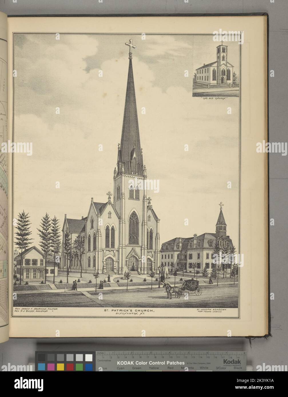 The Old Church; St. Patrick's Church, Binghamton, N.Y. Cartographic ...