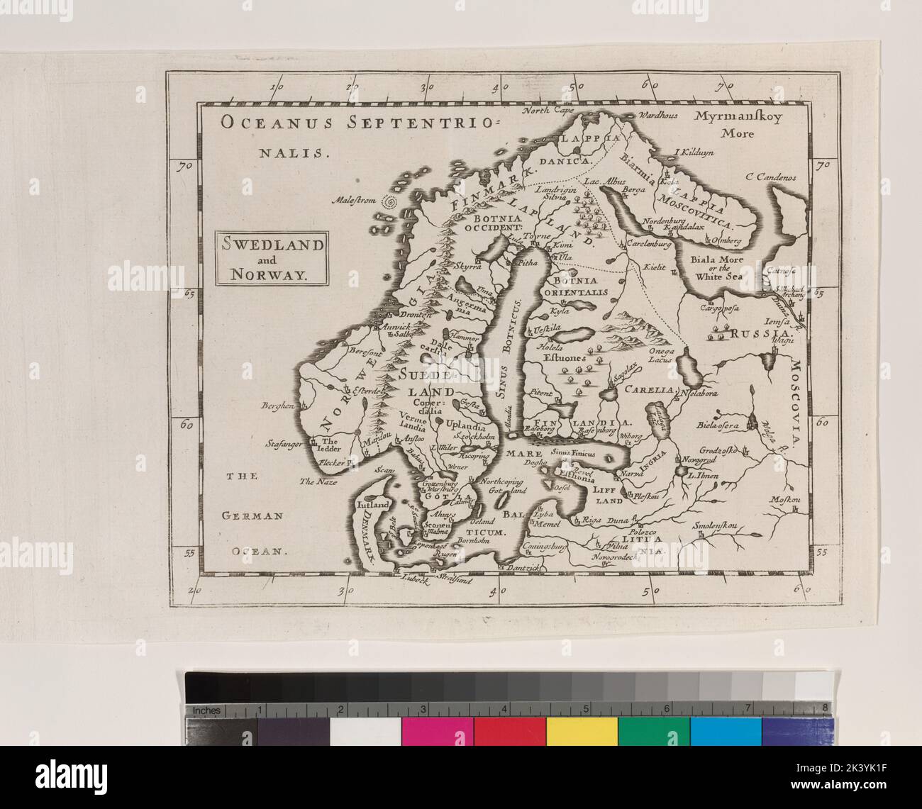Sweden map 17th century hi-res stock photography and images - Alamy