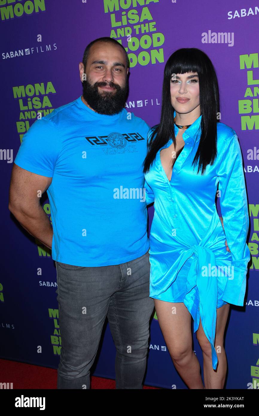 September 28, 2022, Los Angeles, California, USA: MIRO BARNYASHEV (L ...