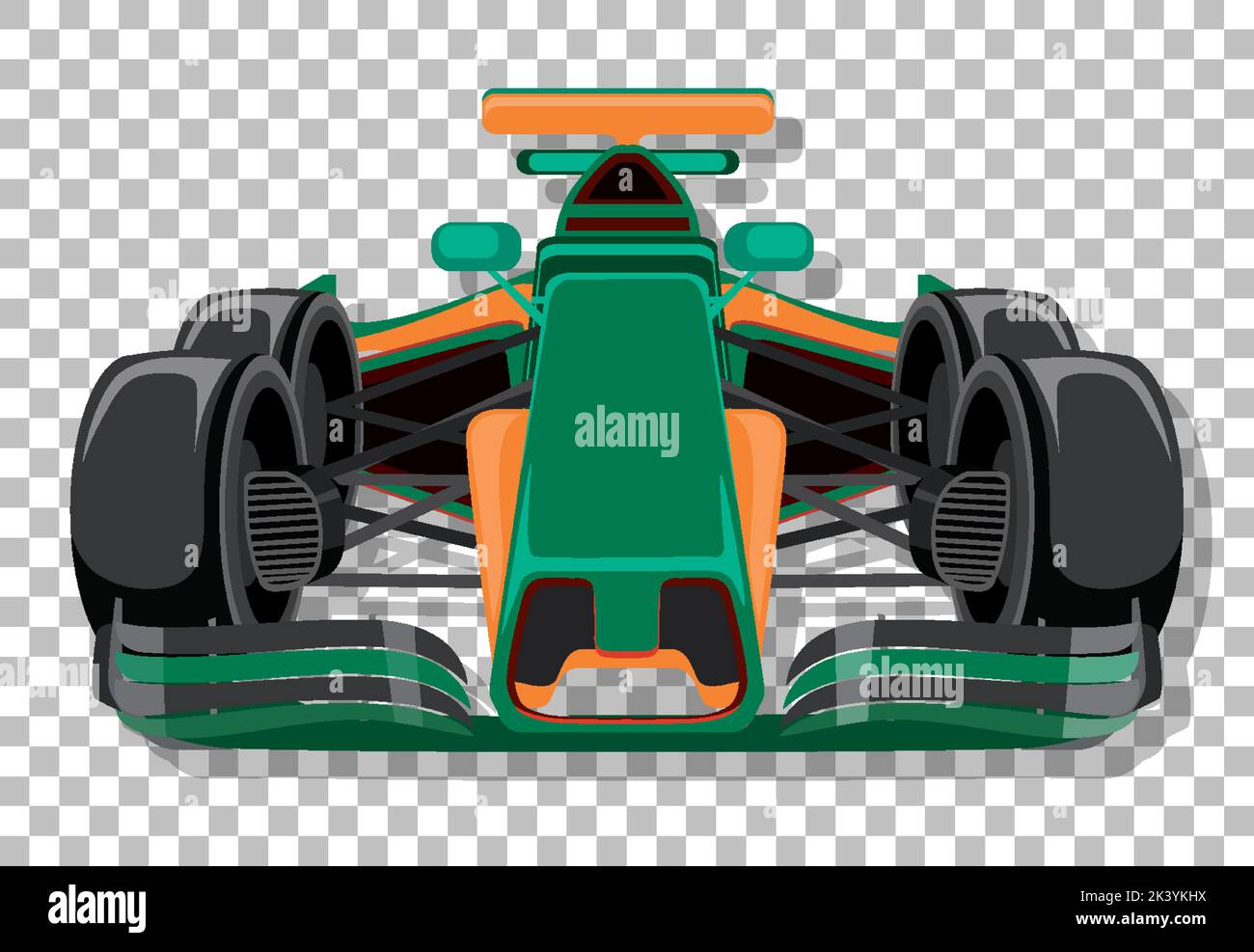 A racing car on grid background illustration Stock Vector Image & Art ...