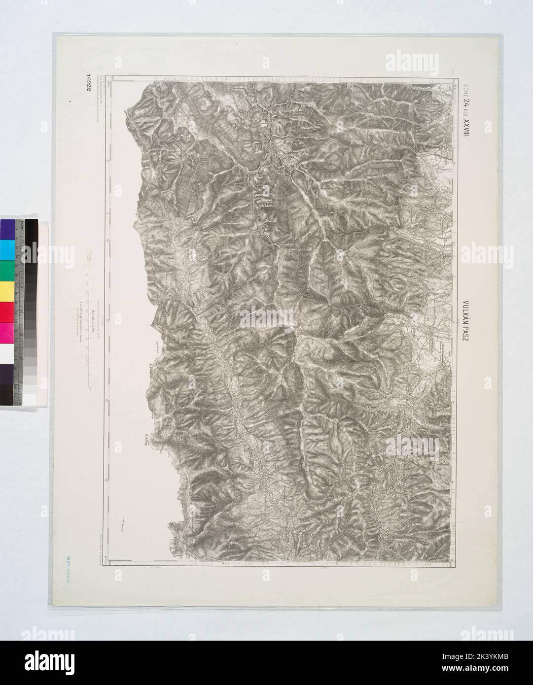 Vulkan Pasz. Cartographic. Maps, Topographic maps. 1904. Lionel Pincus ...