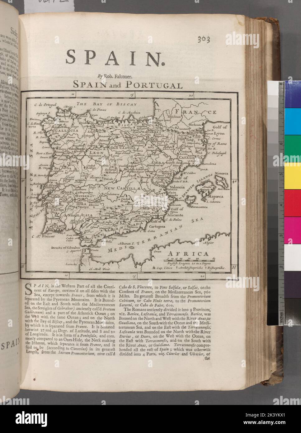 Spain and Portugal. Cartographic. Maps, Atlases. 1701. Lionel Pincus ...