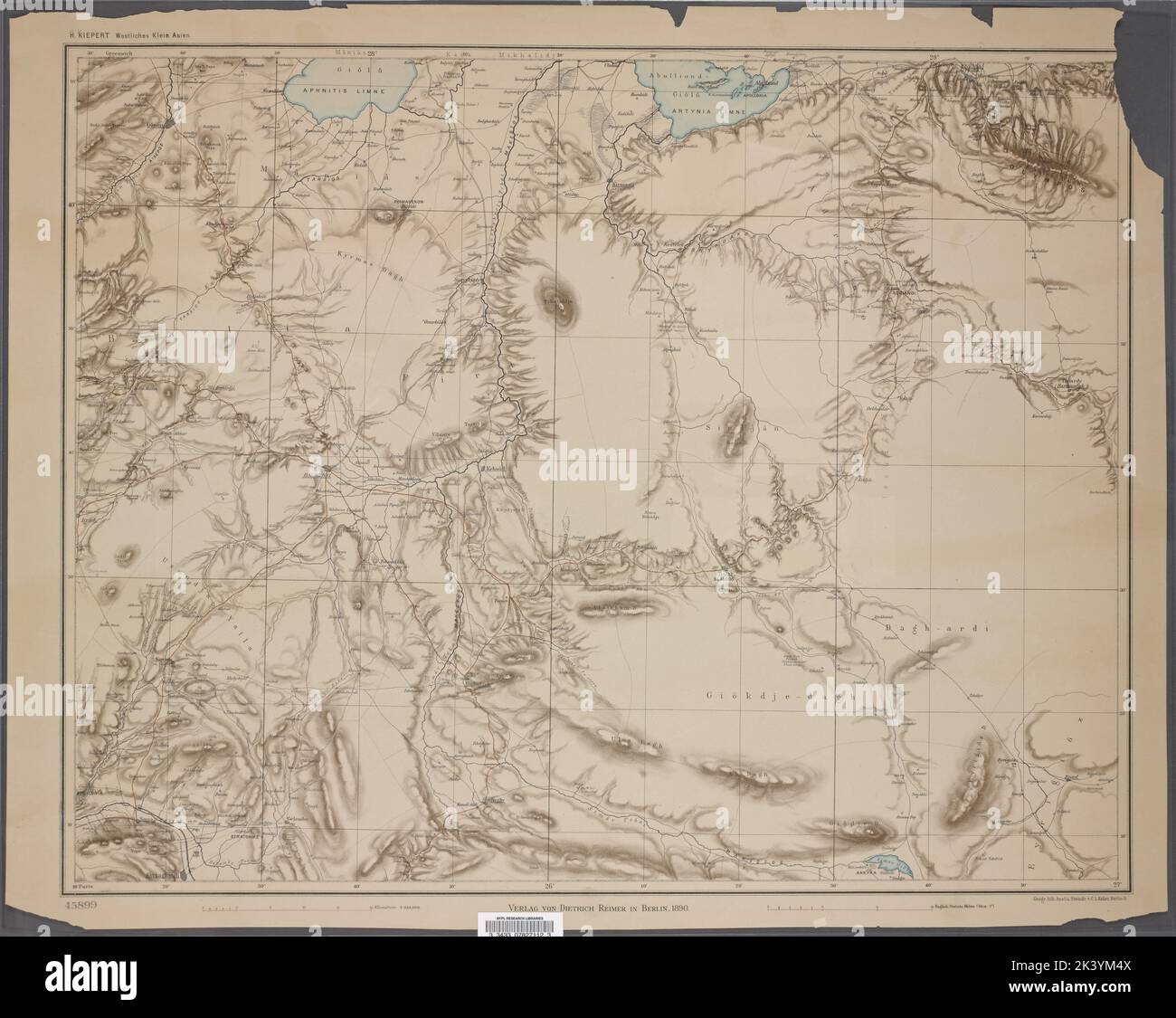 Sheet 5. 1: 250,000. Cartographic. Maps. 1890 - 1892. Lionel Pincus and ...