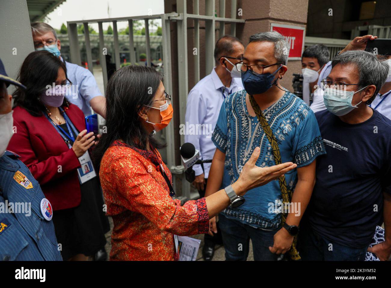 Manila, Philippines. 29th Sep, 2022. A representative from the Asian ...