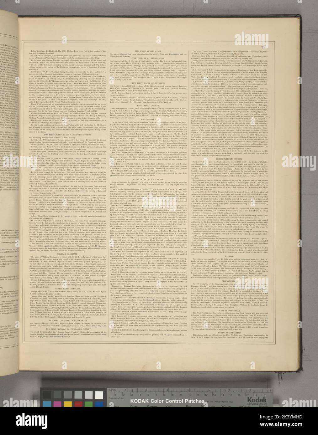 History of the Villages and Townships of Broome County. cont ...