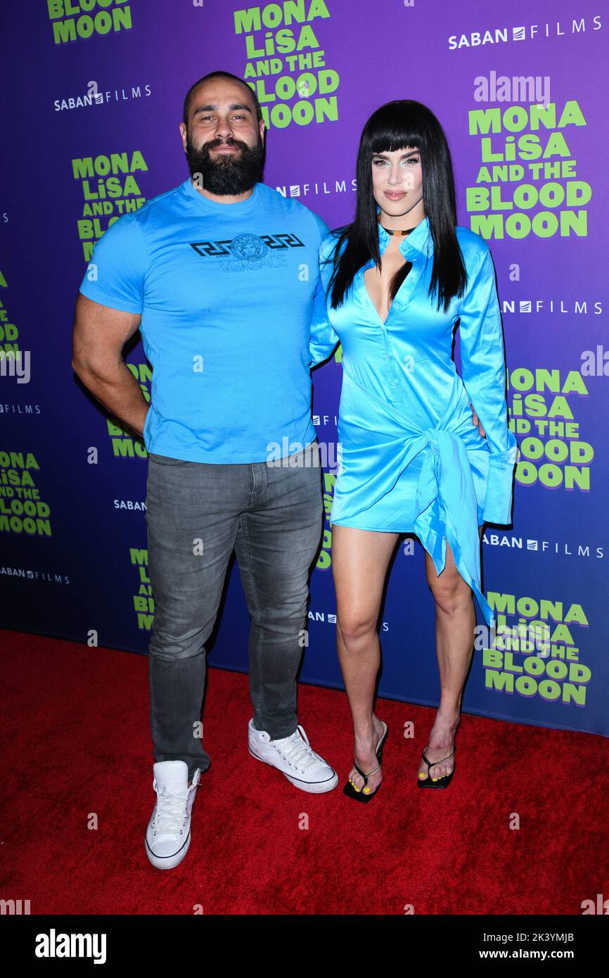 September 28, 2022, Los Angeles, California, USA: MIRO BARNYASHEV (L ...