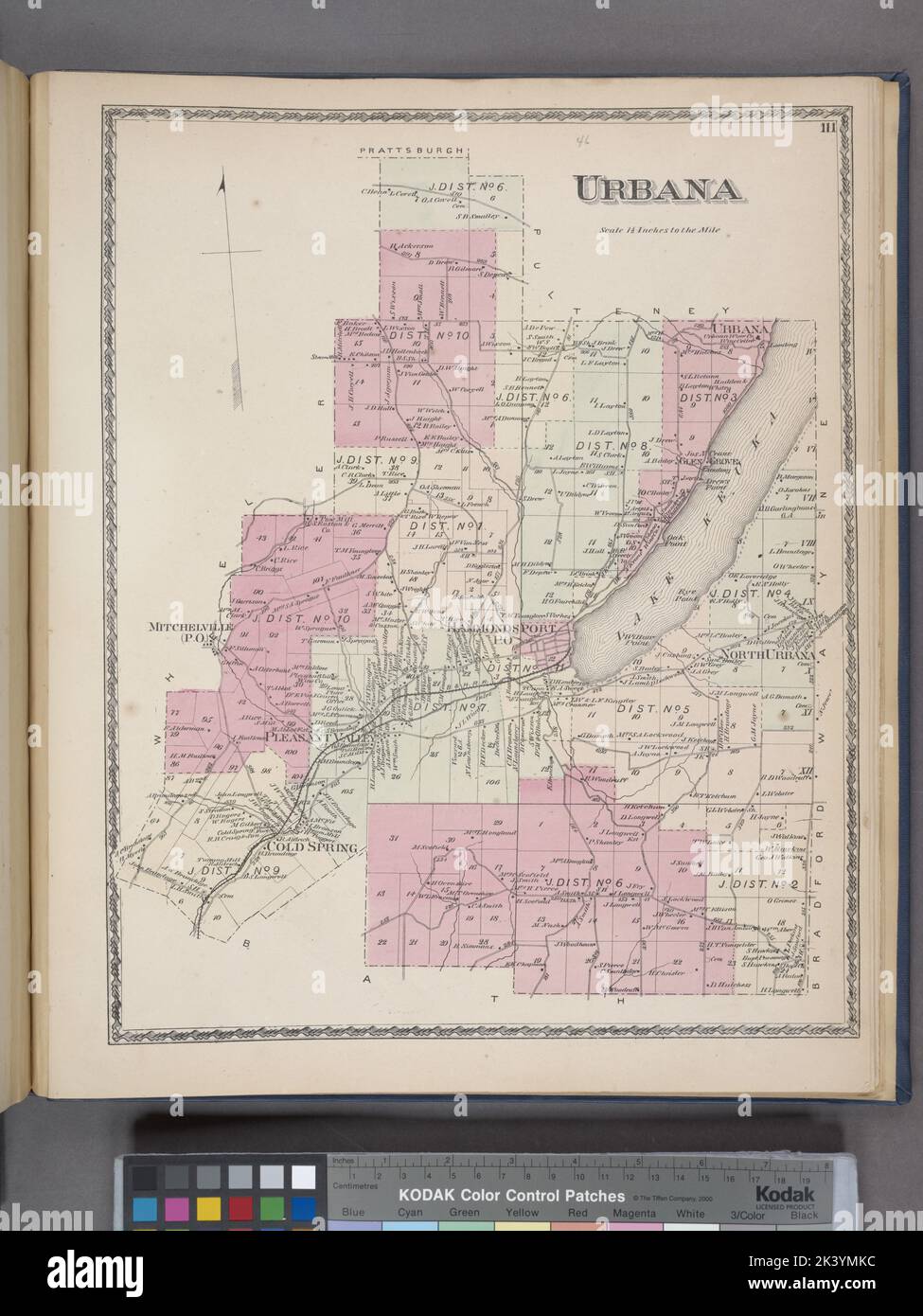 Map of urbana hi-res stock photography and images - Alamy