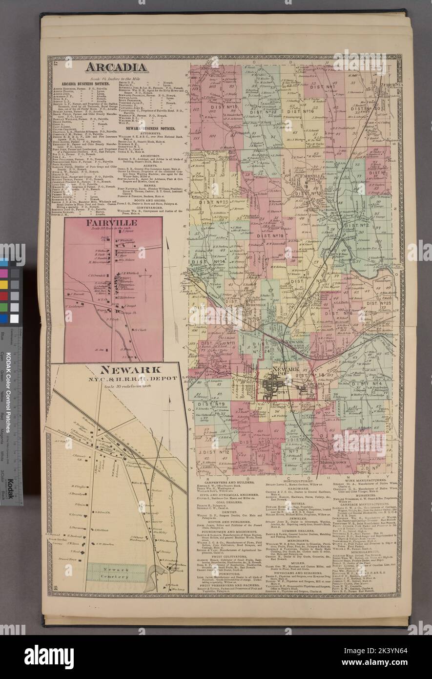 Map of arcadia hi-res stock photography and images - Alamy