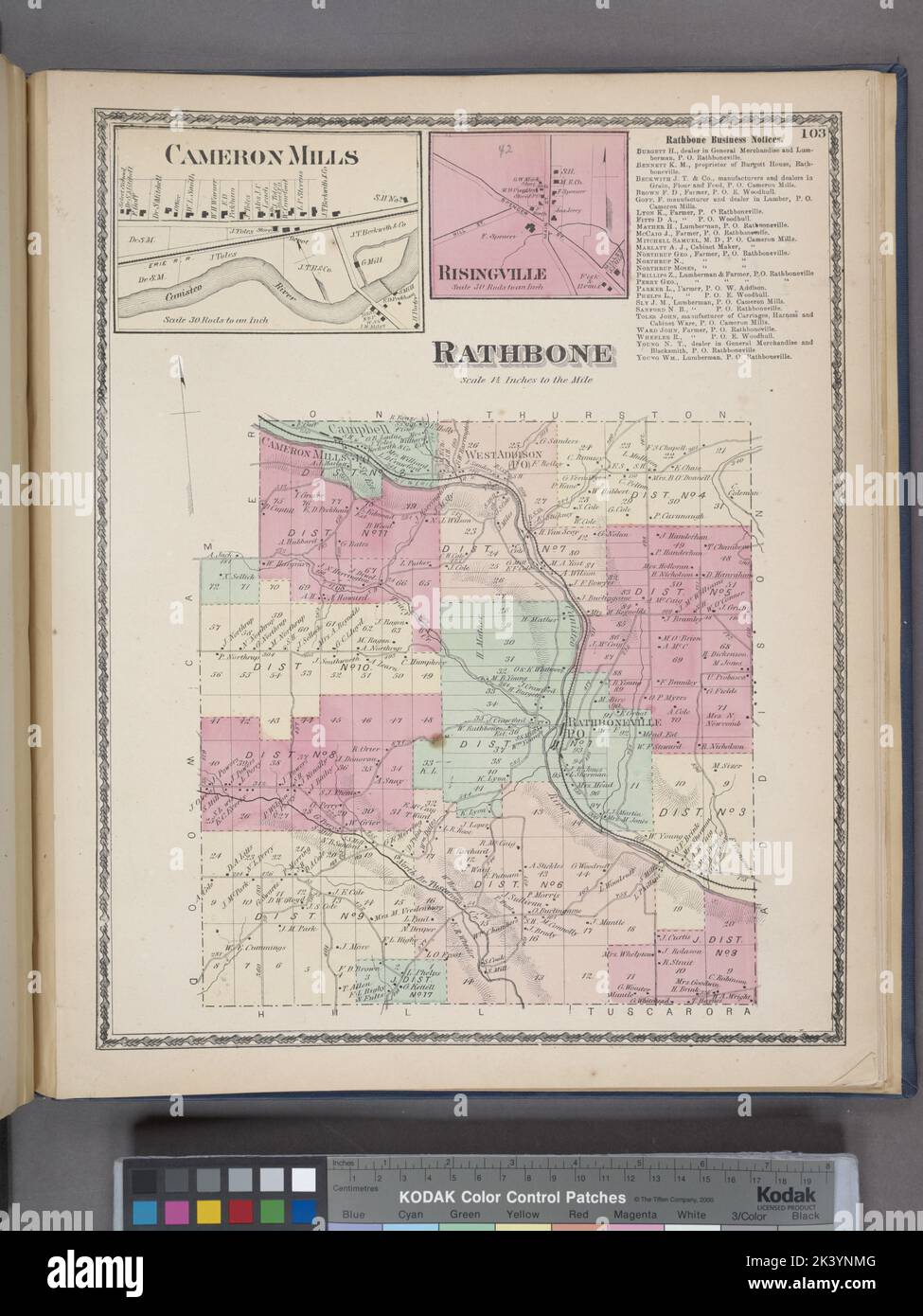 Cameron Mills Village; Risingville Village; Rathbone Business Notices ...