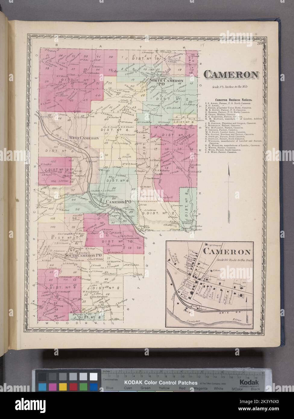 Map of cameron hi-res stock photography and images - Alamy