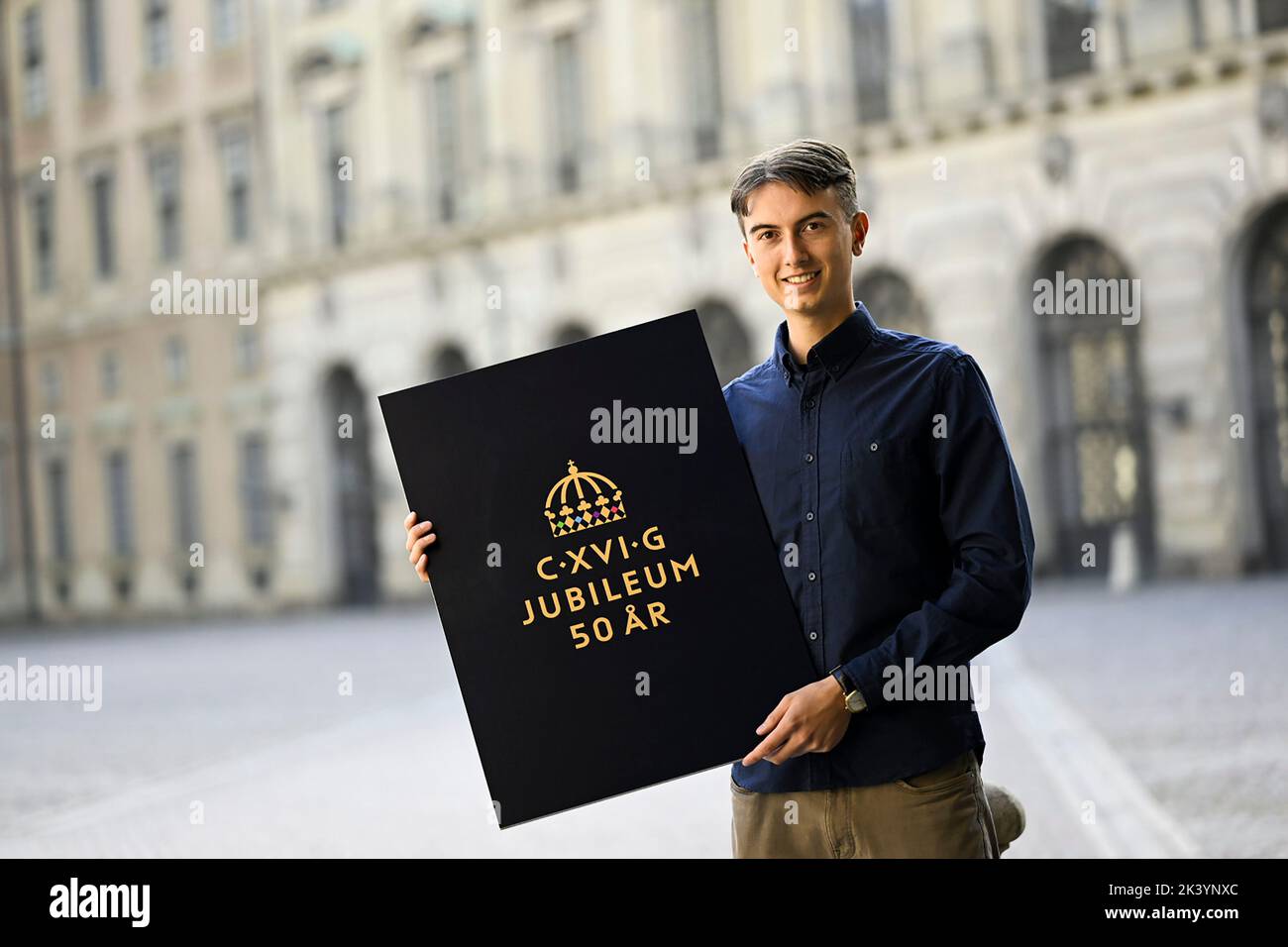 Design student Elis Nyström has designed H.M. The King's Jubilee Emblem ...
