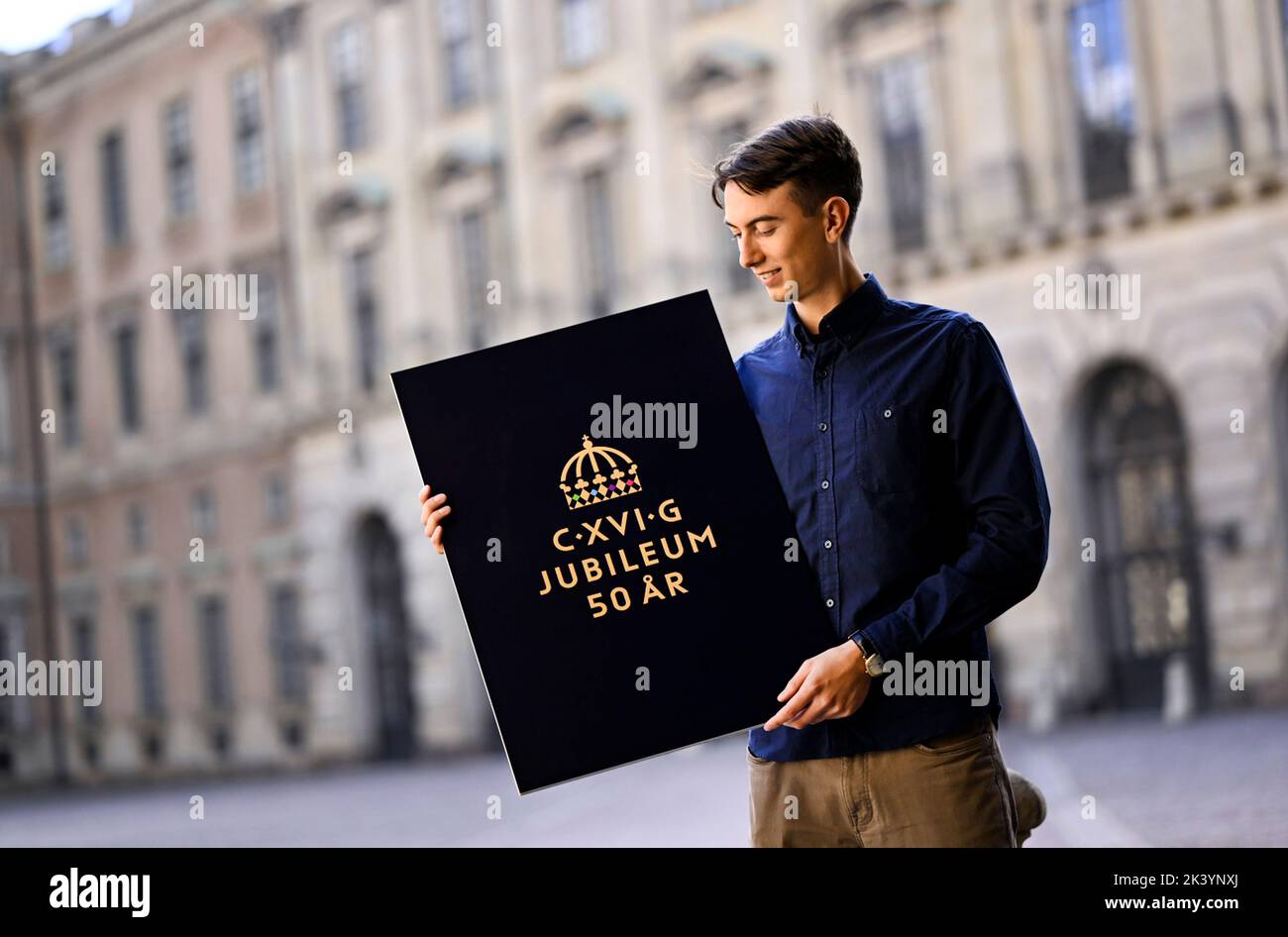 Design student Elis Nystrom has designed H.M. The King's Jubilee Emblem ...