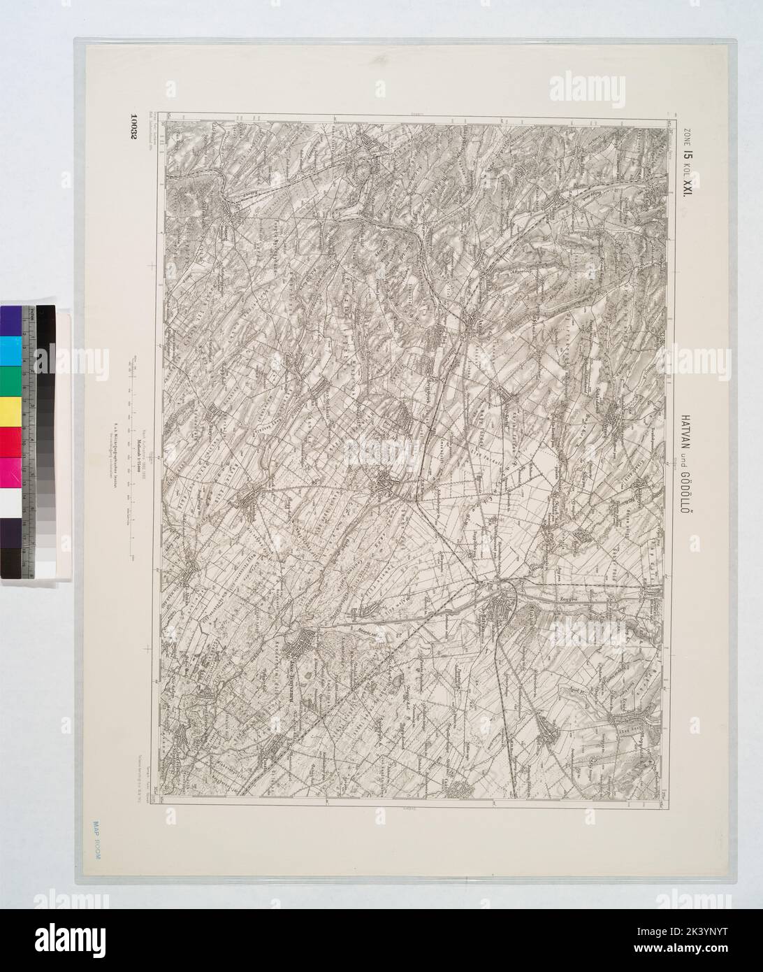 Hatvan und Godollo. Cartographic. Maps, Topographic maps. 1912. Lionel ...